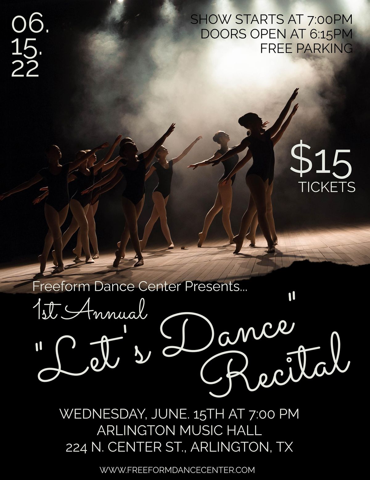 Freeform Dance Recital "Lets Dance" 2022 at Arlington Music Hall on ...