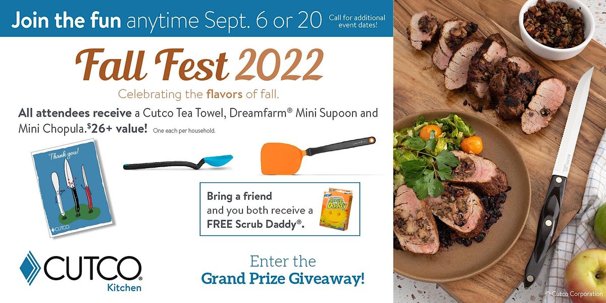 Cutco Presents: Fall Fest 2022 at Cutco Kitchen, Atlanta on 6th ...