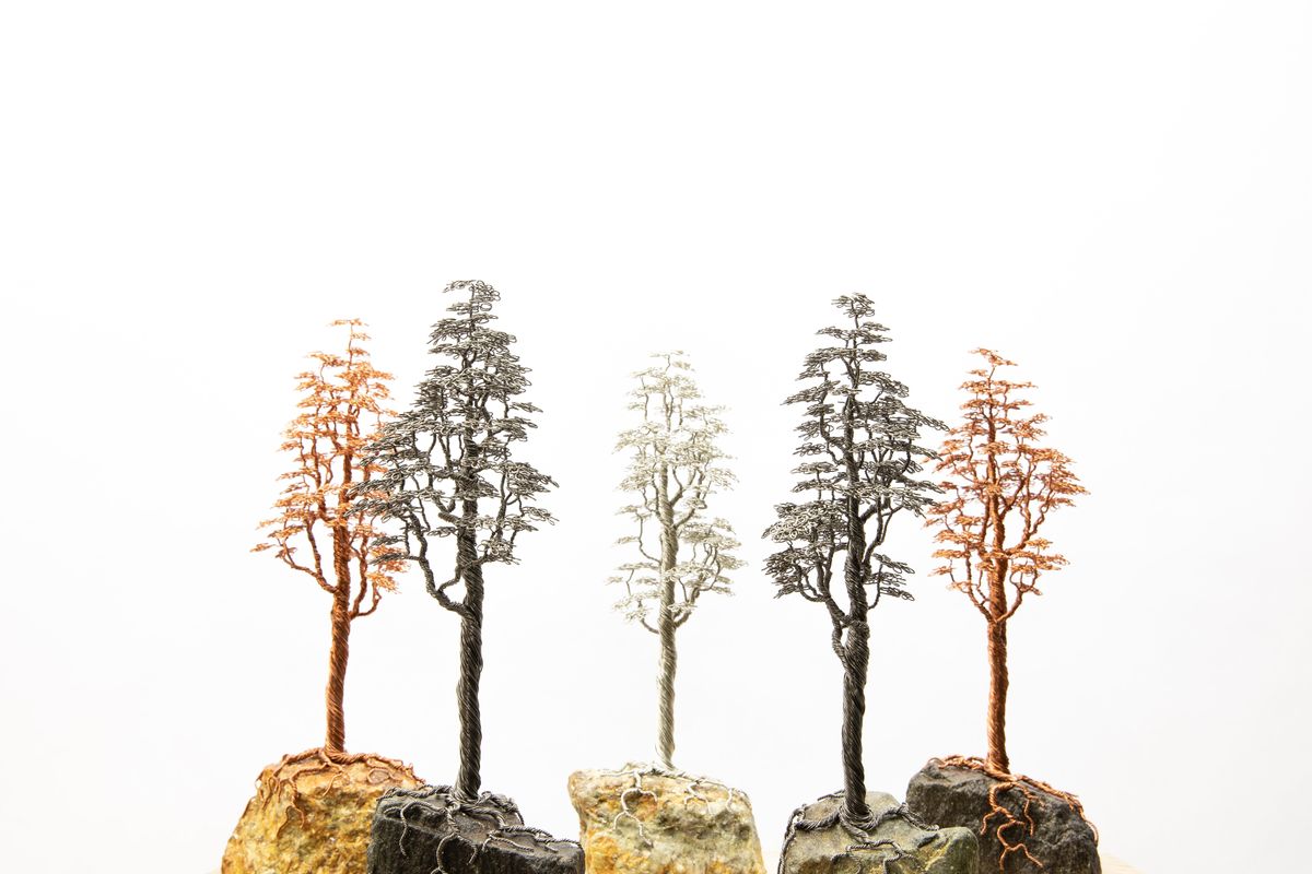 Wire Tree Art Class at Port City Makerspace at Port City Makerspace ...