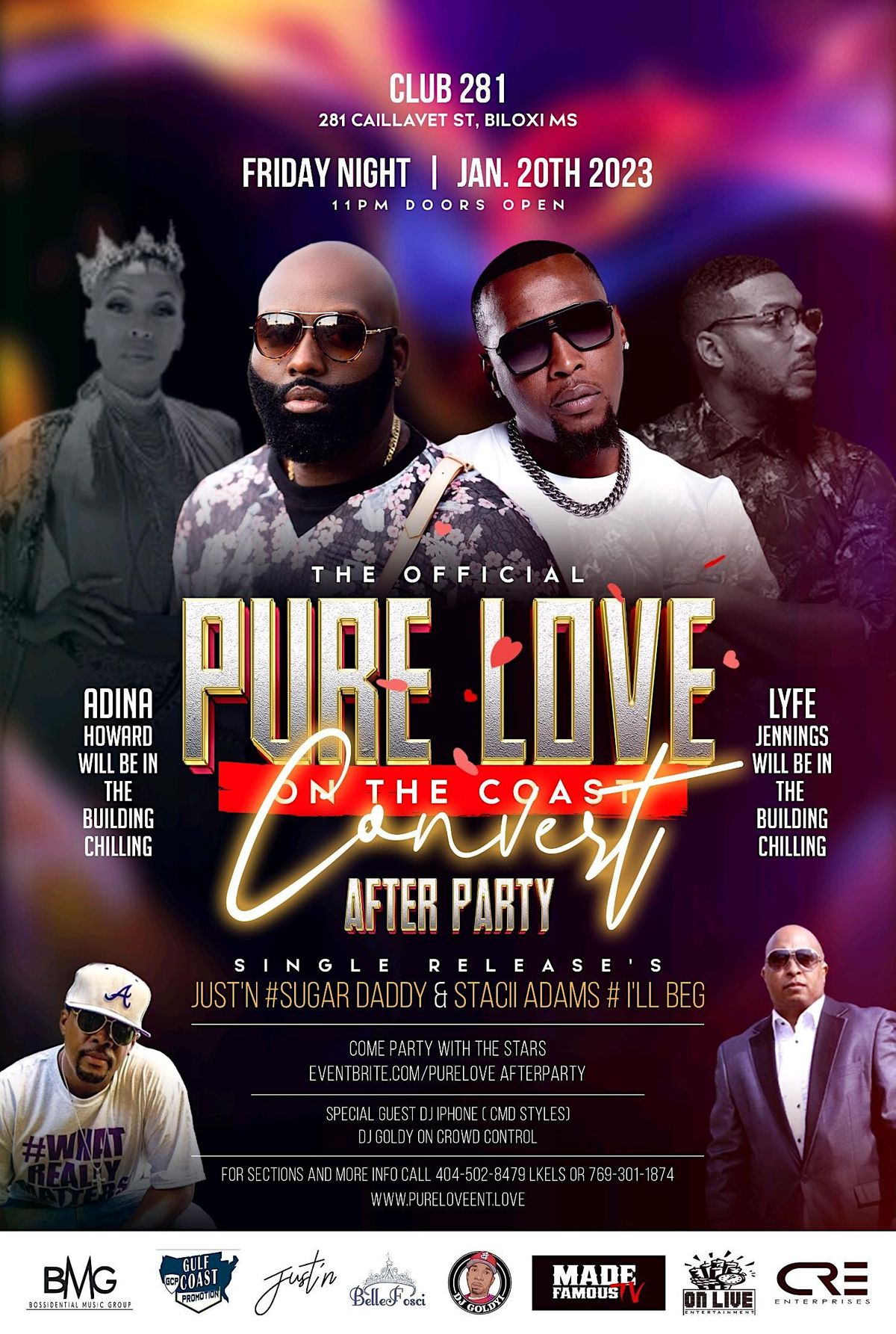 THE OFFICIAL PURE LOVE ON THE COAST AFTER PARTY @ CLUB 281 BILOXI MS ...