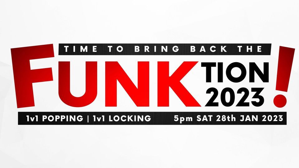 The FUNKtion 2023 | 1v1 Popping & 1v1 Locking Battle at Crossover Dance Studio, Sydney on 28th ...