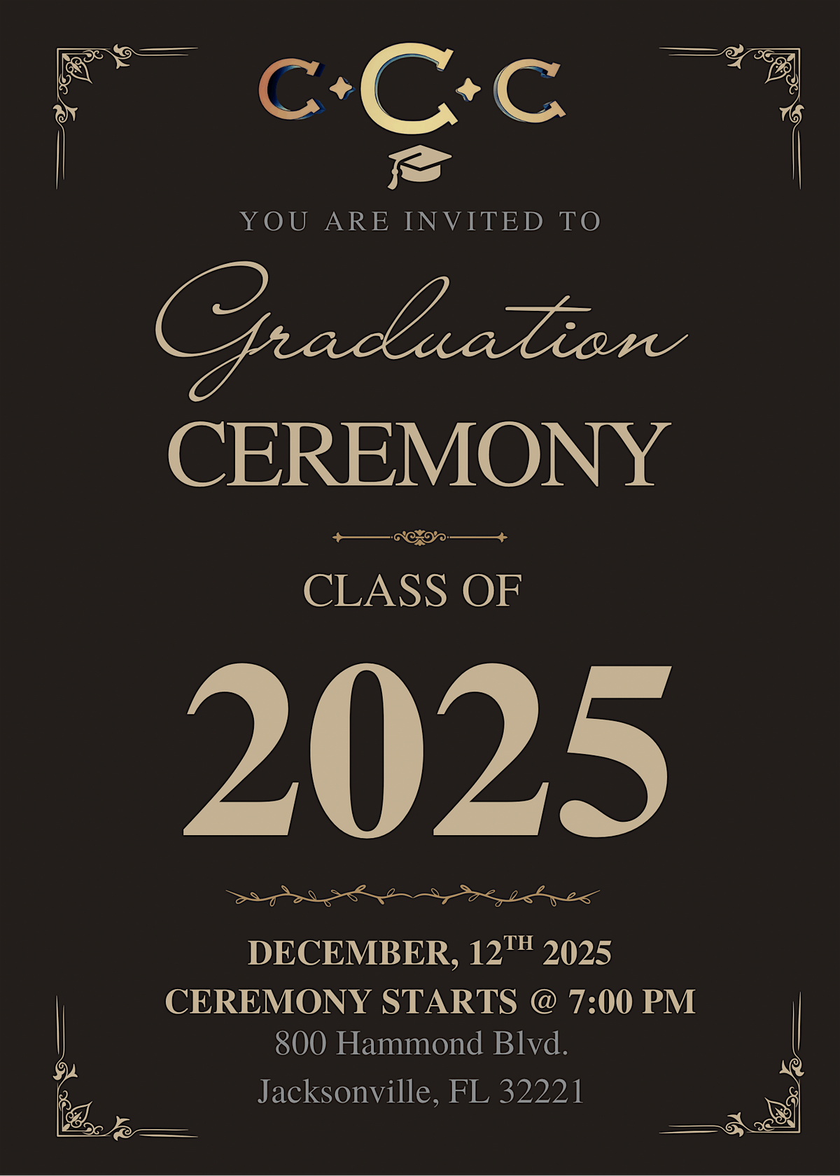 Class of 2025 Graduation Ceremony at 800 Hammond Blvd, Jacksonville on ...