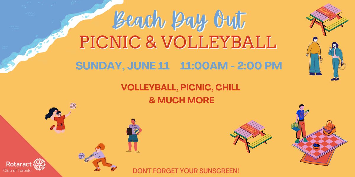 Rotaract Beach Day at Woodbine Beach, Toronto on 11th June, 2022