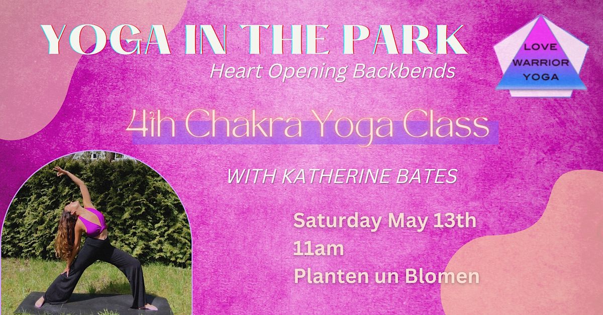 Heart Opening Backbends | 4th Chakra Yoga Class | Plants and Flowers ...