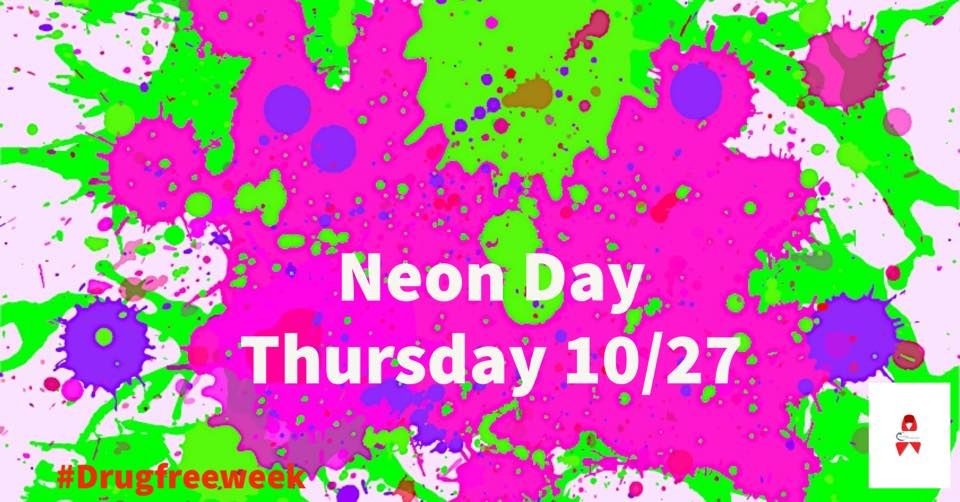 Red Ribbon Week Neon Day | Clovis Adult Education | October 27, 2022