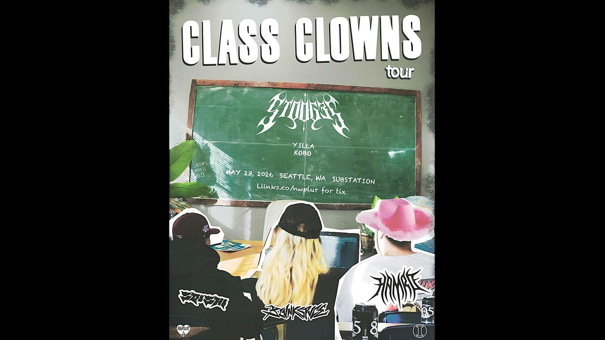 STOOG3S: Class Clown Tour at Substation, Seattle on 23rd May, 2026