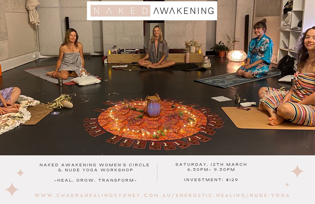 Naked Awakening Womens Circle and Nude Yoga at Collective Healing Centre, Newtown on 2nd April, 2022