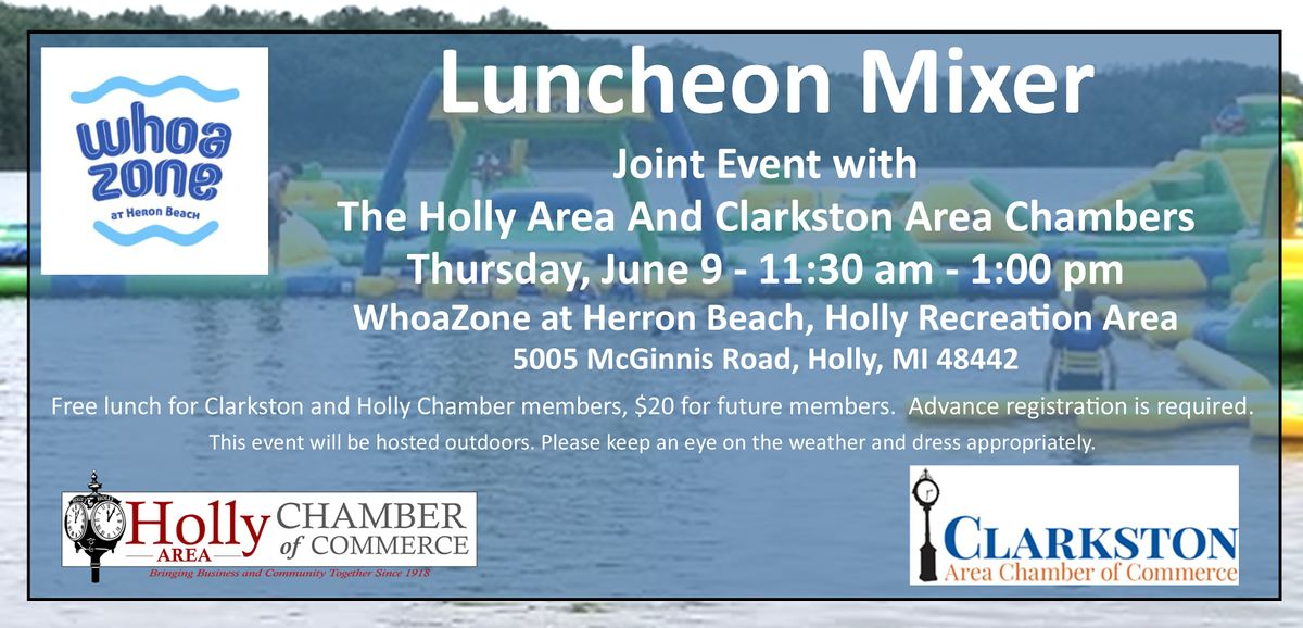 Joint Networking Lunch at WhoaZone at WhoaZone at Heron Beach, Holly on ...