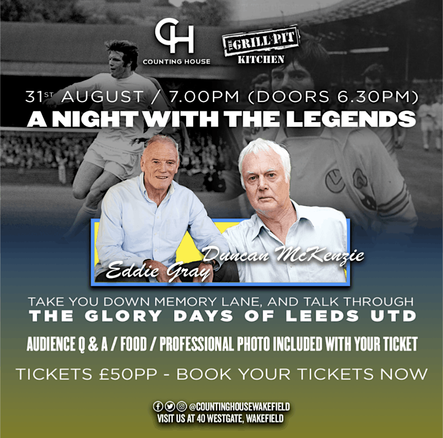 A night with the legends - Eddie Gray & Duncan McKenzie | The Counting ...