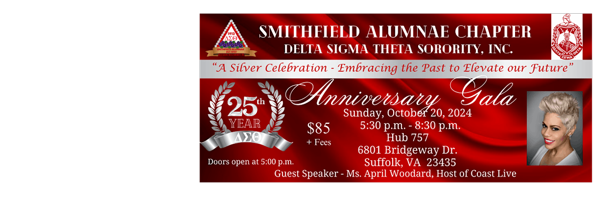 25th Anniversary Celebration, Smithfield Alumnae Chapter of DST, Inc ...