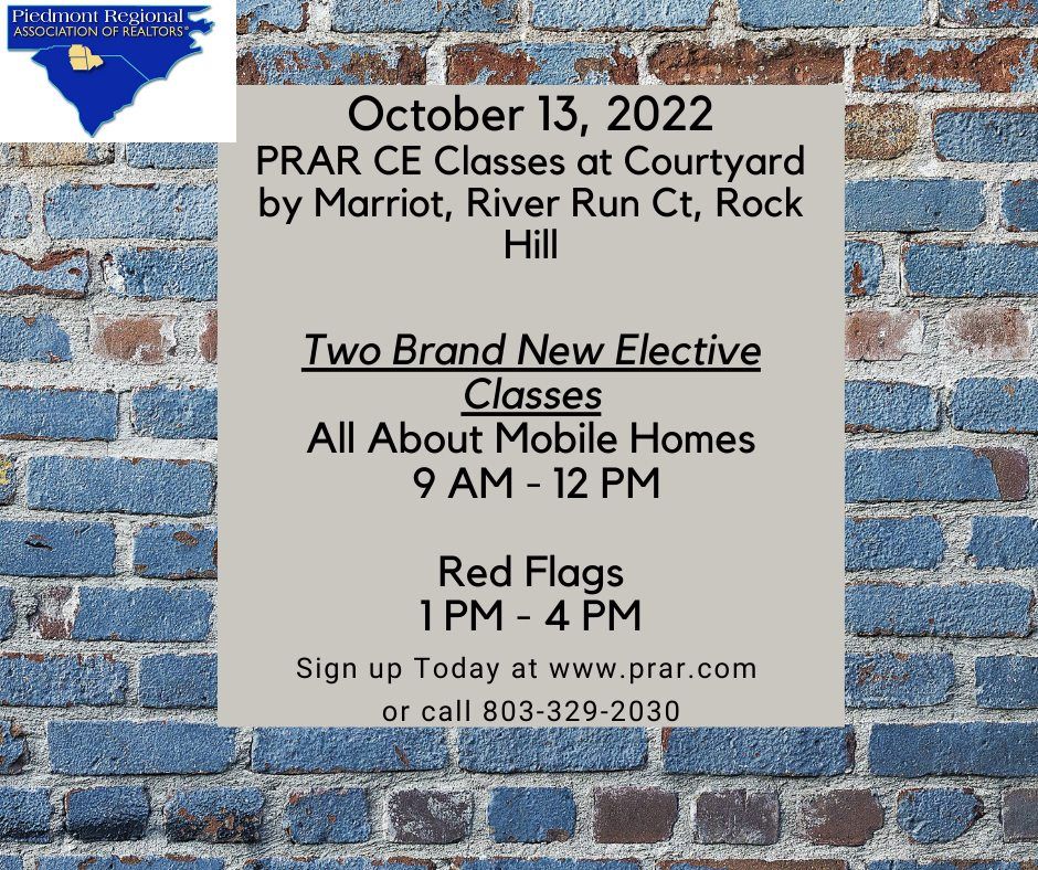 Red Flags (SC CE Class) | Piedmont Regional Association of REALTORS ...