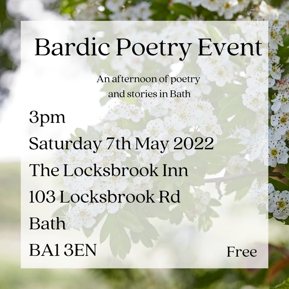 Poetry Event | The Locksbrook Inn, Bath, EN | May 7, 2022
