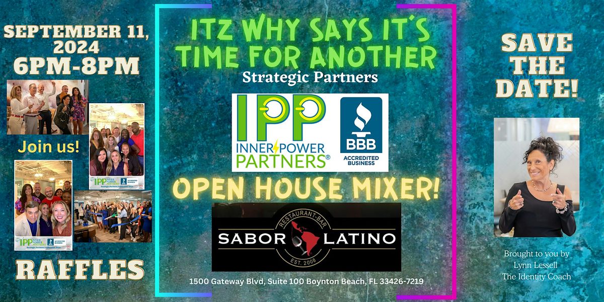 IPP Open House Mixer for Professionals | Sabor Latino Restaurant Boynton Beach | September 11, 2024