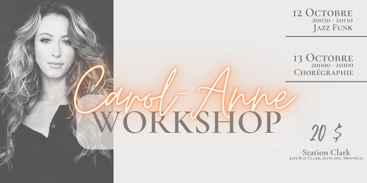 Danse avec Carol-Anne - 13 octobre 2022 at Station Clark, Montréal on ...