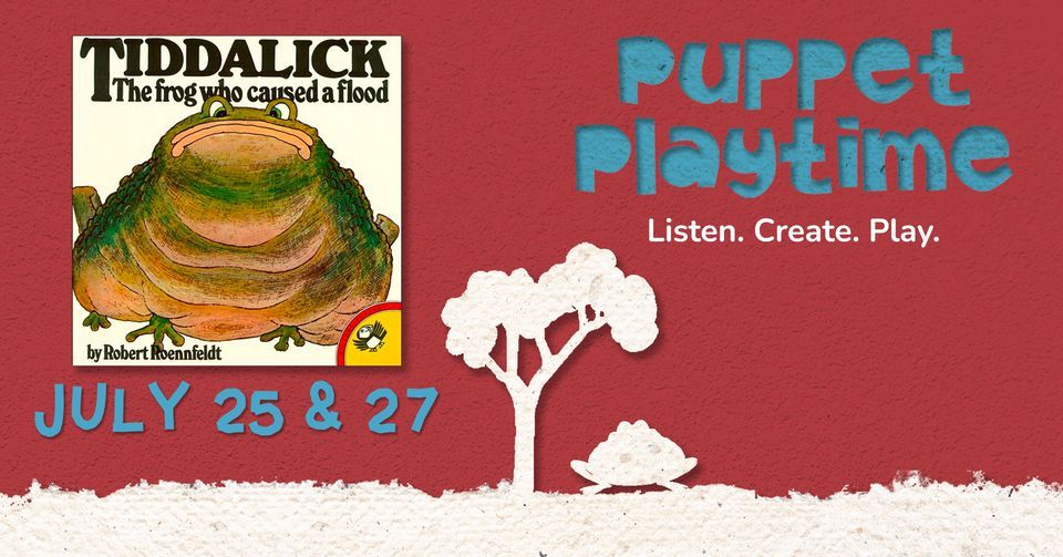 Puppet Playtime - Tiddalick the Frog Who Caused a Flood | Spare Parts ...