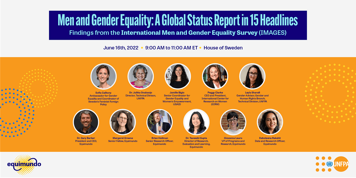 Men and Gender Equality: A Global Status Report in 15 Headlines | House ...