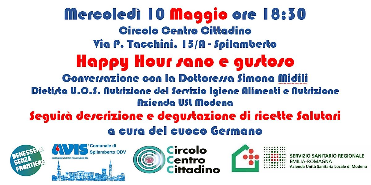 Happy Hour Sano e Gustoso - Conversazione con la Dottoressa Simona ...