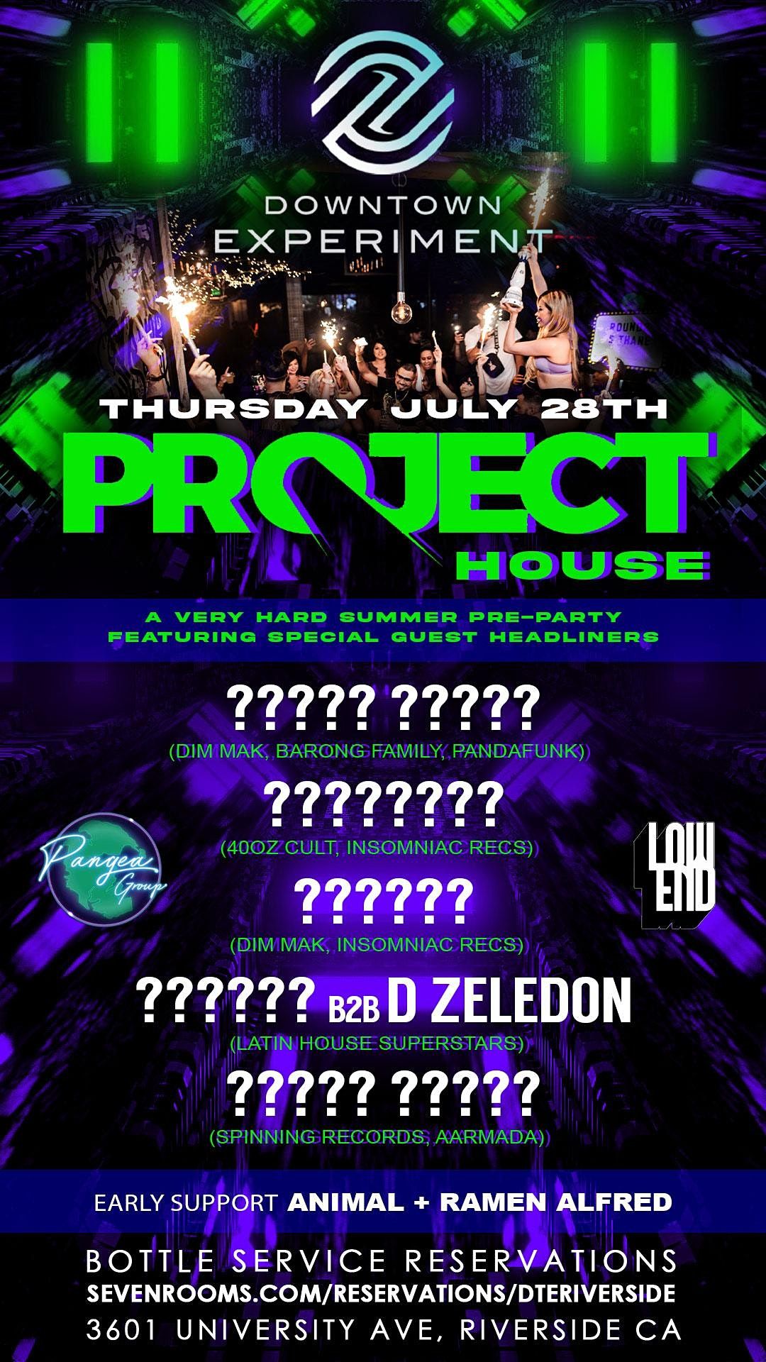 Project House | Downtown Experiment, Riverside, CA | July 28 to July 29