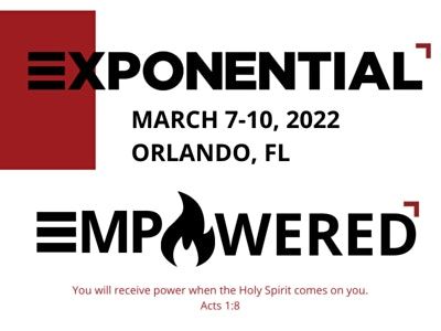 NewThing Exponential Orlando 2022 Discounted Tickets at First Baptist ...