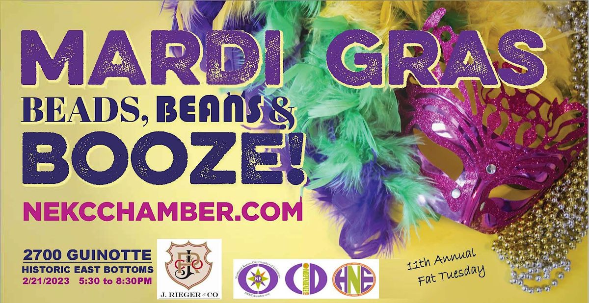 2023 MARDI GRAS: Beads, Beans & Booze! | J. Rieger & Company, Kansas ...