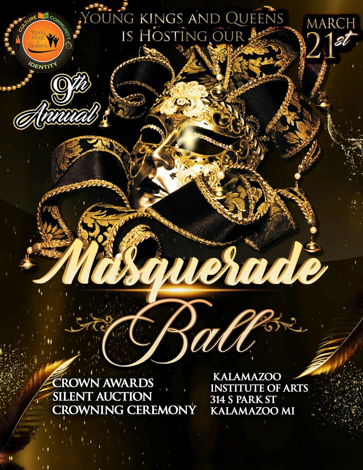 9th Annual Masquerade Ball at Kalamazoo Institute of Arts on 21st March ...