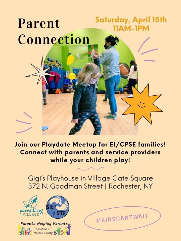 Parent Connection Playdate Meetup for EI/CPSE Families | GiGi's ...