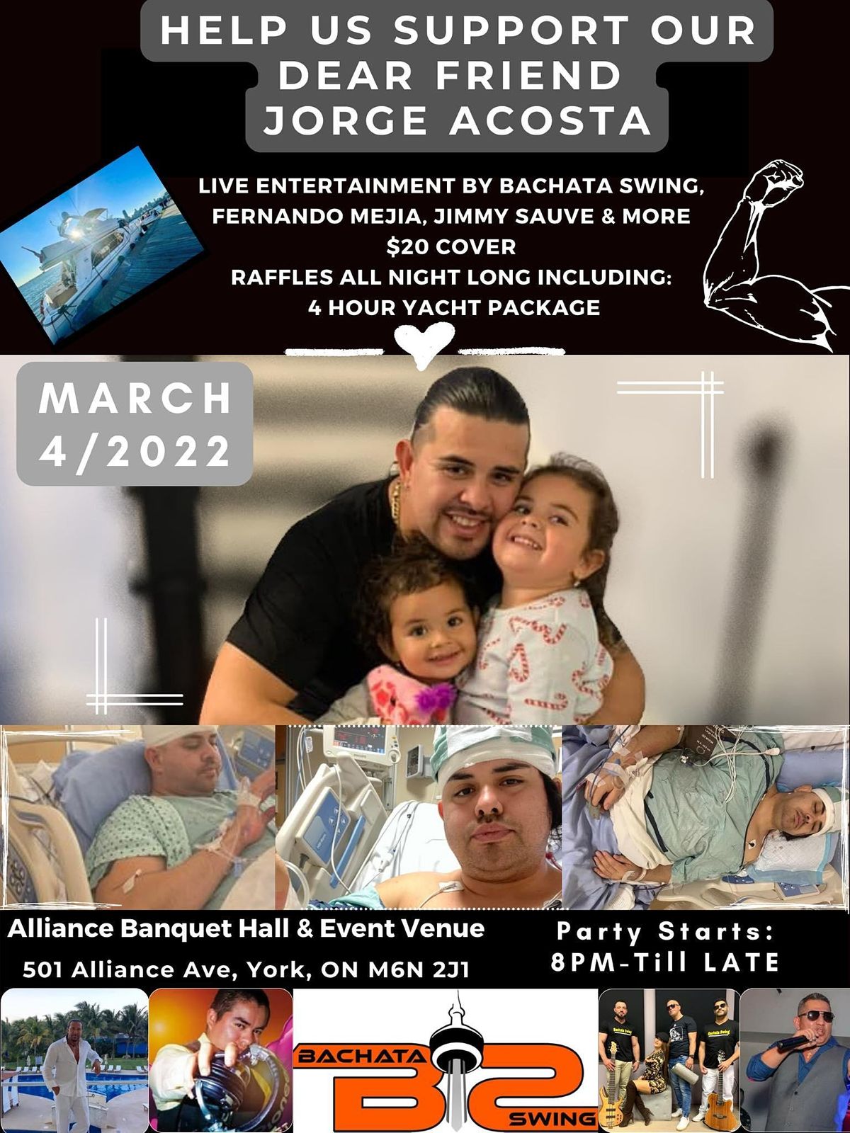 Support for Jorge | Alliance Banquet Hall & Event Venue, Toronto, ON ...