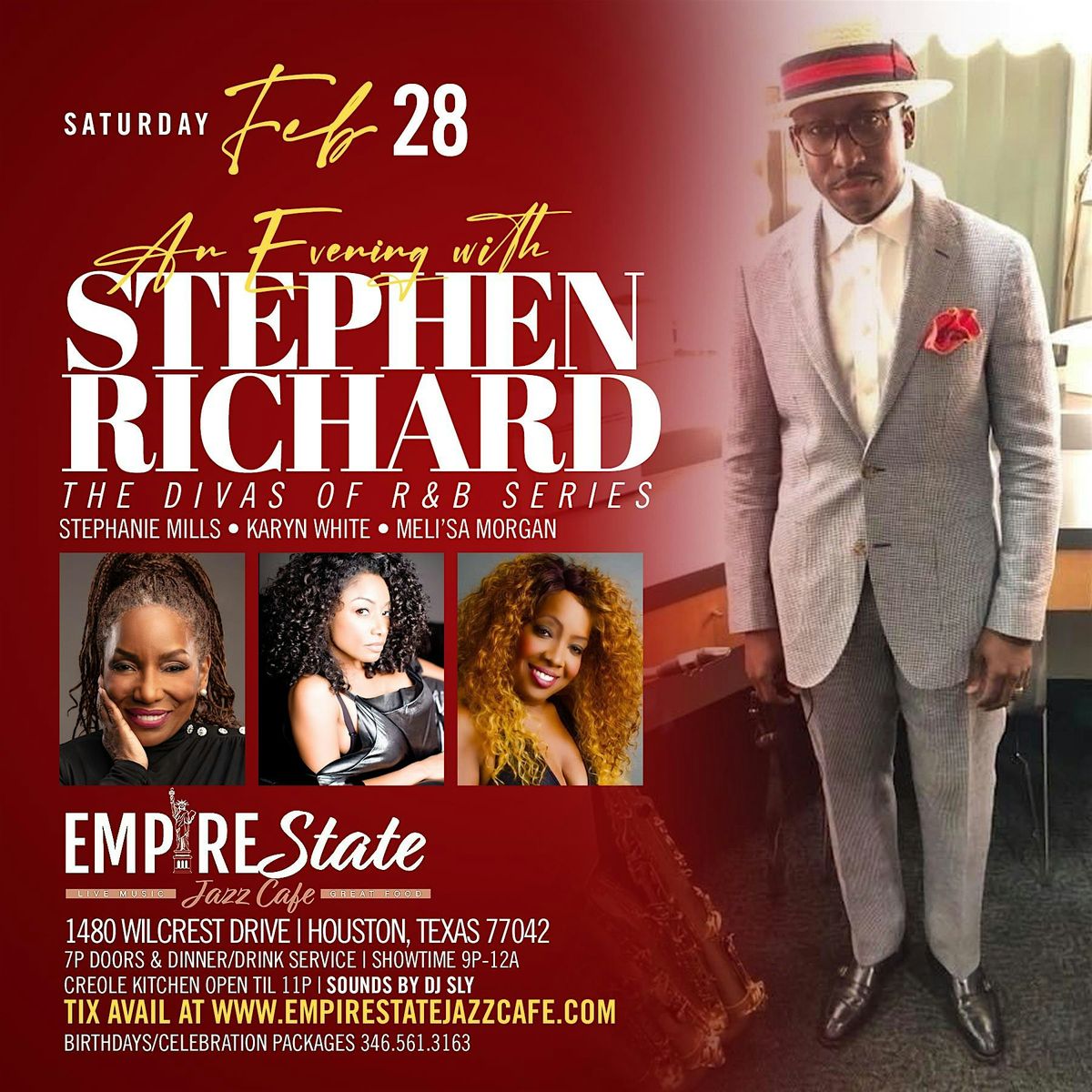 2/28 - Divas of R&B Series Tribute with Stephen Richard at Empire State ...