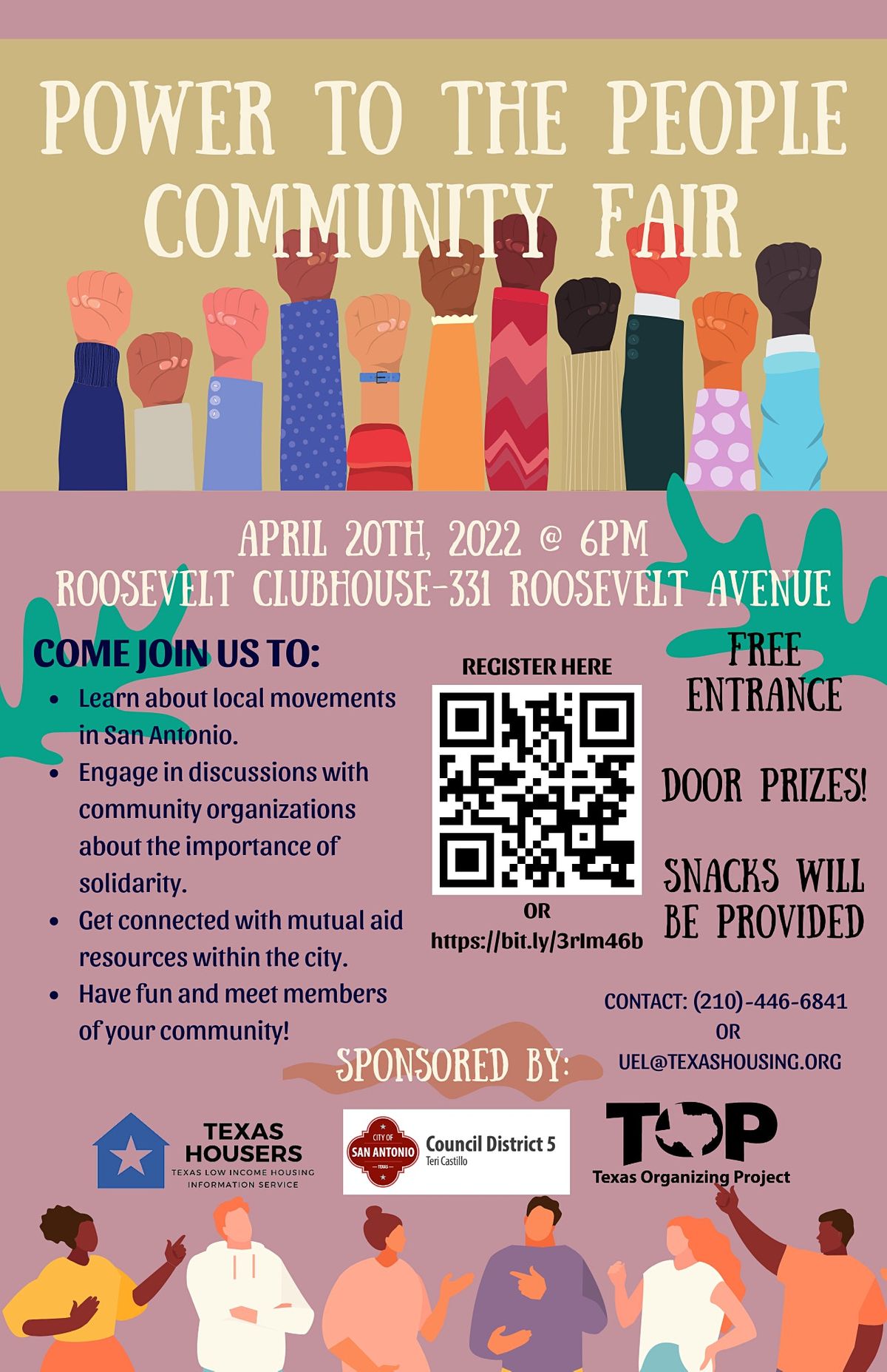 Power to the People Community Fair at Roosevelt Clubhouse, San Antonio ...
