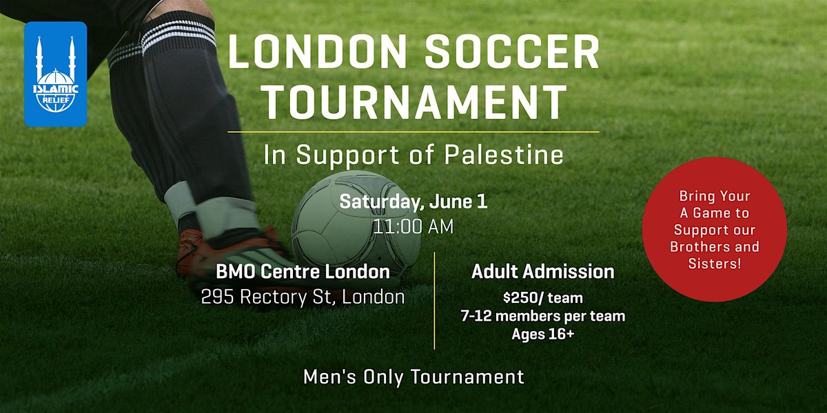 Soccer Tournament I London at 295 Rectory St, London on 1st June, 2024
