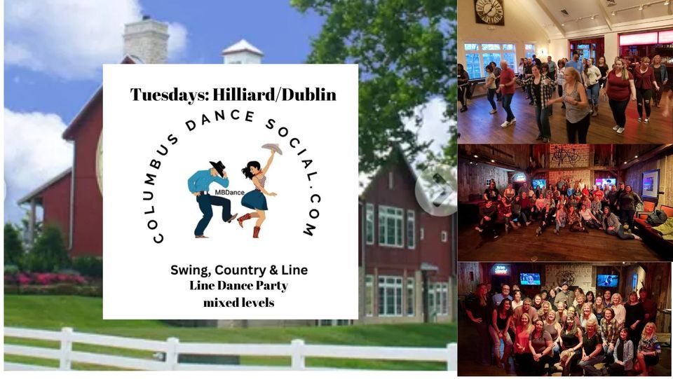 Line Dance Hilliard Dublin w World Champion Mary Beth Hurst at The Barn ...