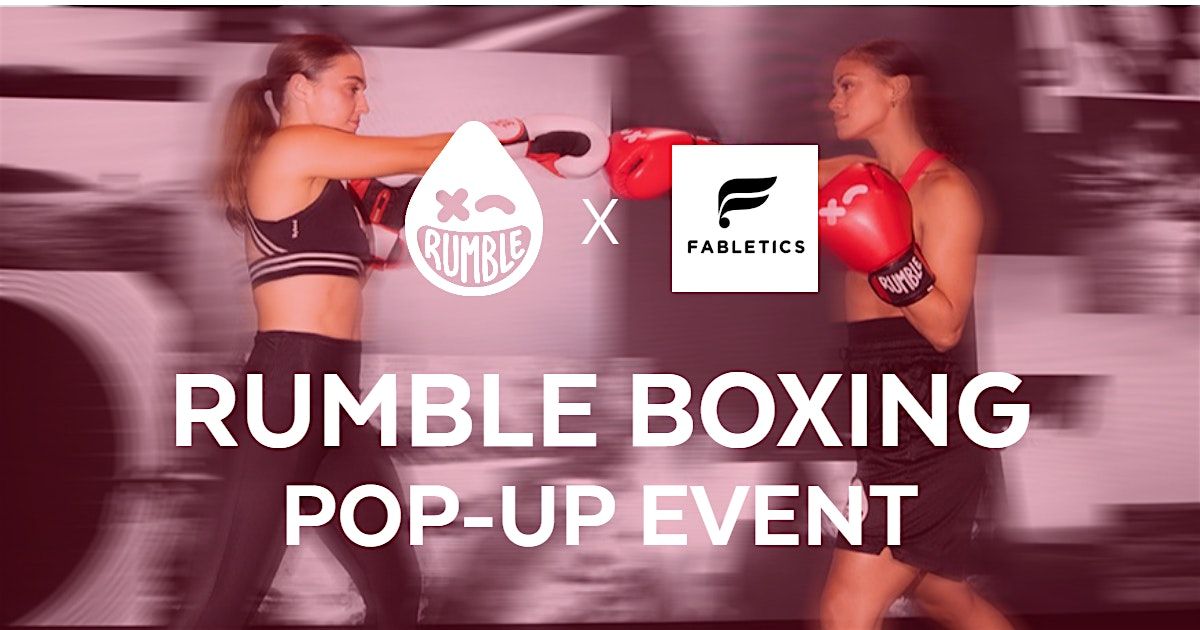 Rumble Boxing Workout at Fabletics Fashion Place at Fabletics, Murray ...