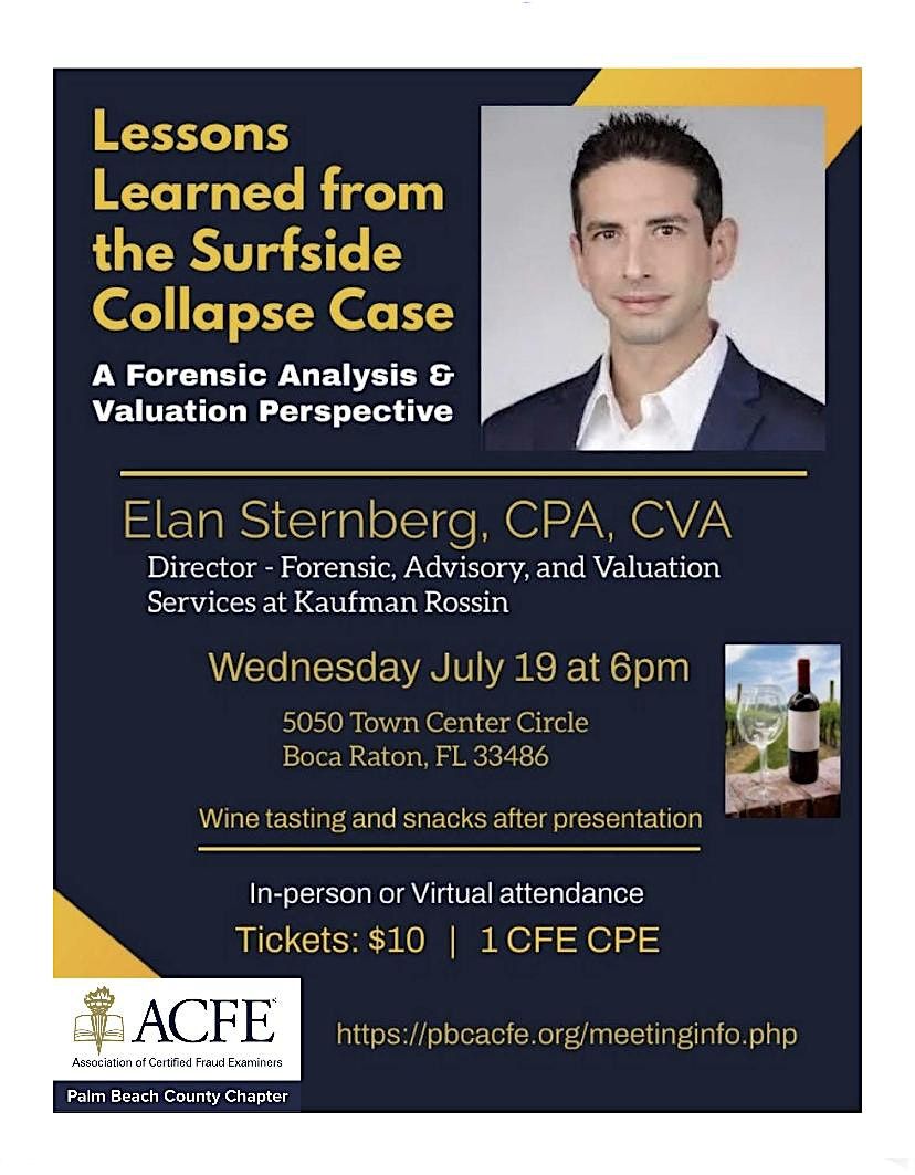 Forensic Analysis & Valuation: Lessons Learned from Surfside Collapse ...