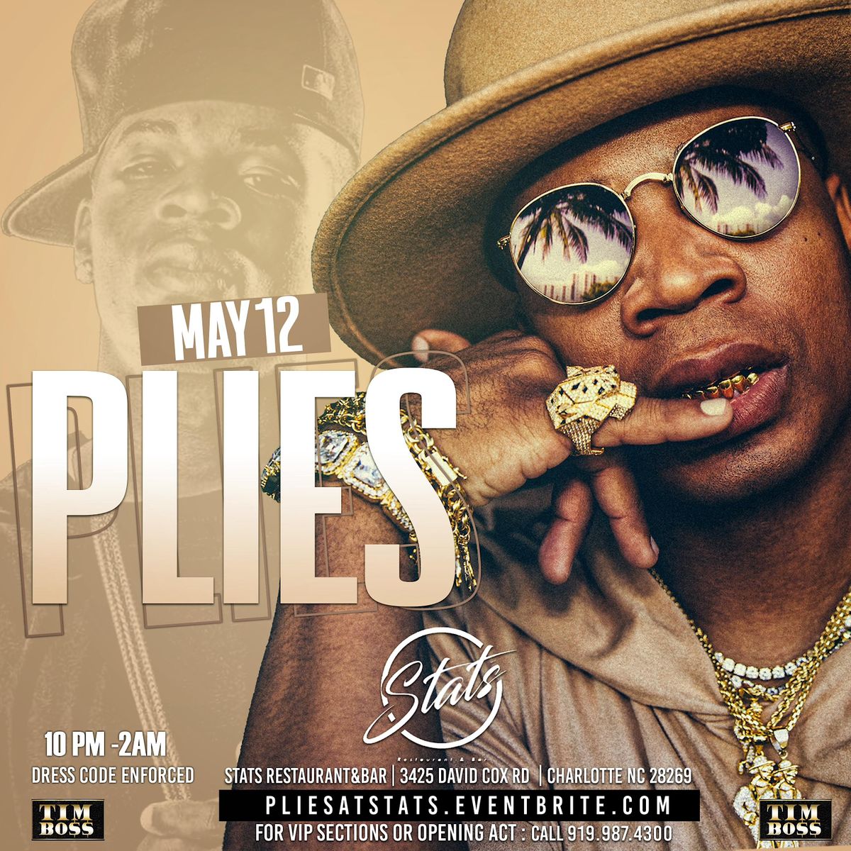 Plies at STATS at 3425 David Cox Rd, Charlotte on 12th May, 2023