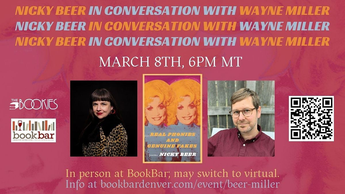 Nicky Beer in Conversation With Wayne Miller at BookBar, Denver on 8th ...