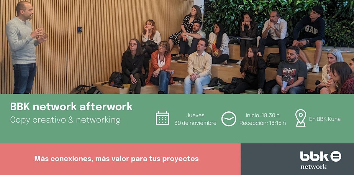 BBK network afterwork: Copy creativo & networking at BBK Kuna | La casa ...
