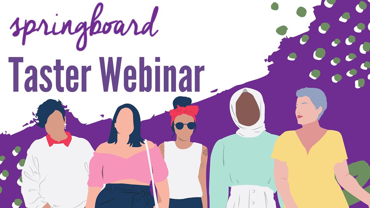 Springboard Work and Personal Development Free Taster Webinar at Online ...