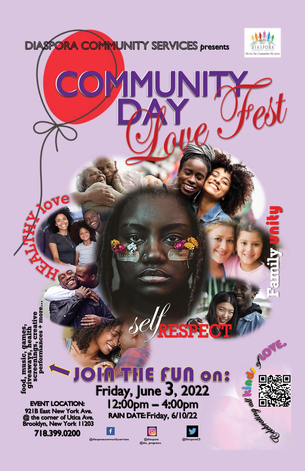 Community Day: Love Fest 2022 | Diaspora Community Services, Brooklyn ...