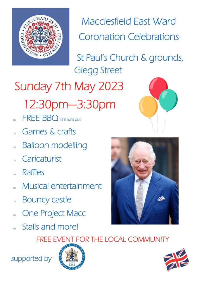 Macclesfield East Ward Coronation Celebration | St Paul's Church, Macclesfield | May 7, 2023