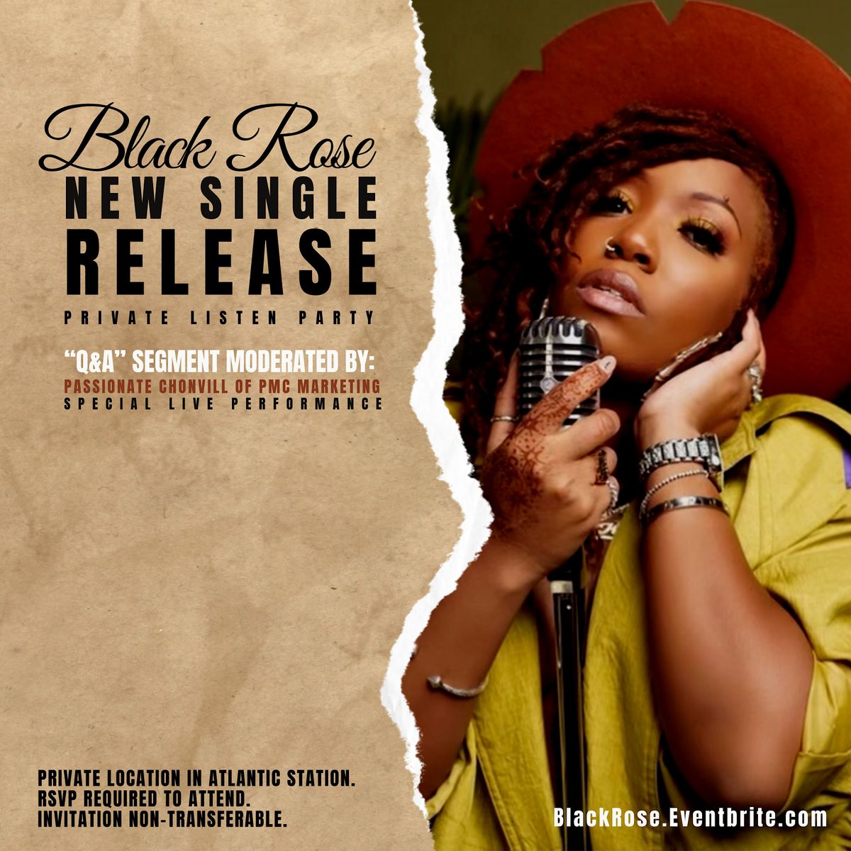 BONITA JALANE: “BLACK ROSE” PRIVATE SINGLE RELEASE LISTENING PARTY ...