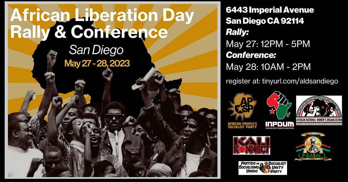 African Liberation Day 2023 Rally & Conference | San Diego | May 27 ...