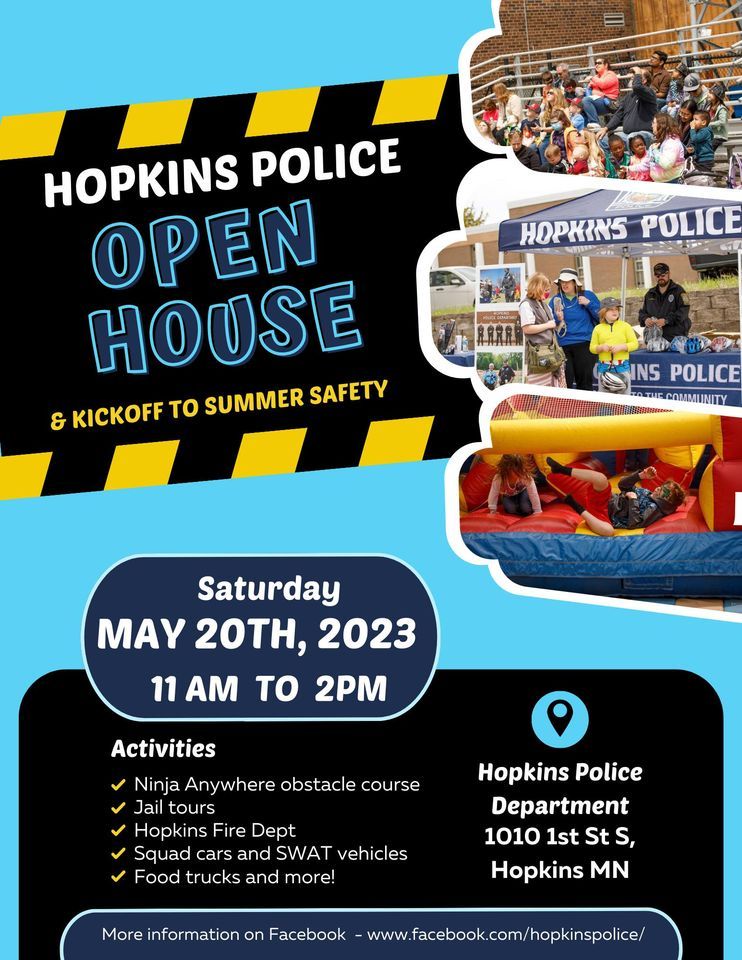 HPD Open House at Hopkins Police Department on 20th May, 2023