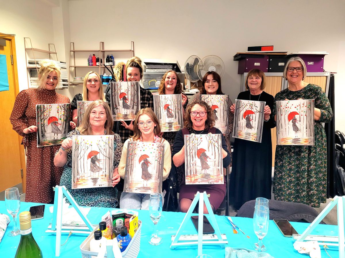 Sip and Paint with Sunita at Arthur House, Manchester on 7th May, 2022
