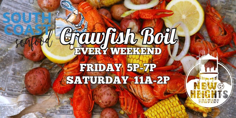 Crawfish Boil with South Coast Seafood at New Heights Brewing Company ...