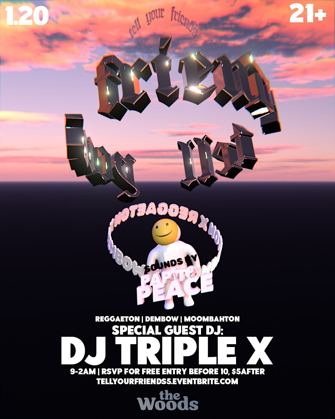 Tell Your Friends Seattle @ The Woods Cap Hill - REGGAETON/ DEMBOW ...