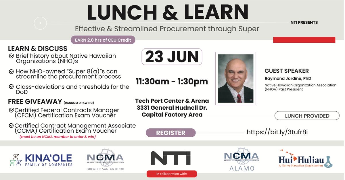 Gov Con Lunch & Learn -Effective & Streamlined Procurement thru Super 8 ...
