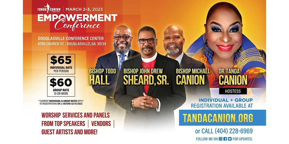 2023 Tanda Canion Ministries Empowerment Conference | Douglasville ...