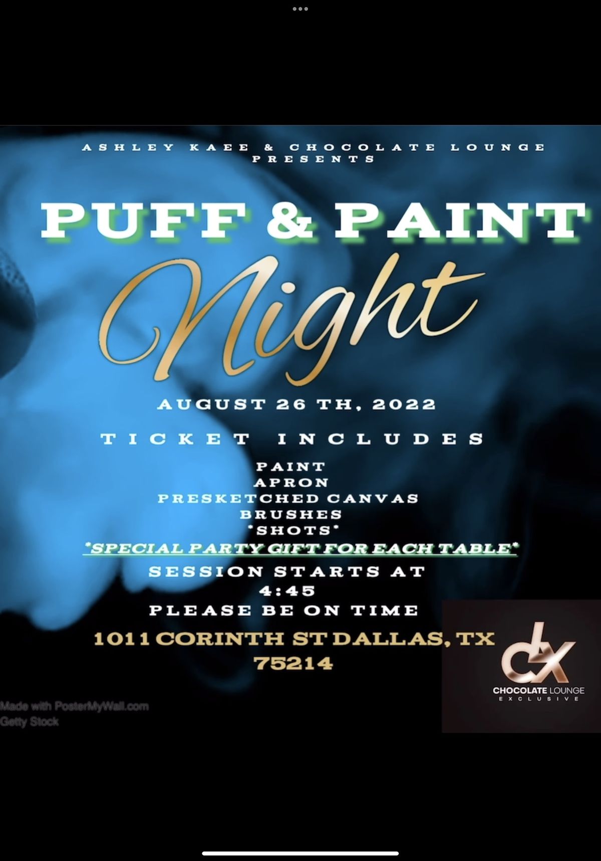 PUFF & PAINT | 1011 Corinth St, Dallas, TX | August 26, 2022