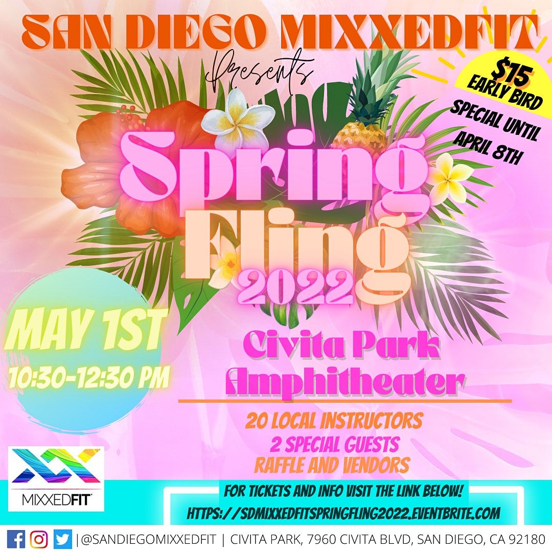 SAN DIEGO MIXXEDFIT SPRING FLING 2022 | Civita Park Amphitheater, San ...
