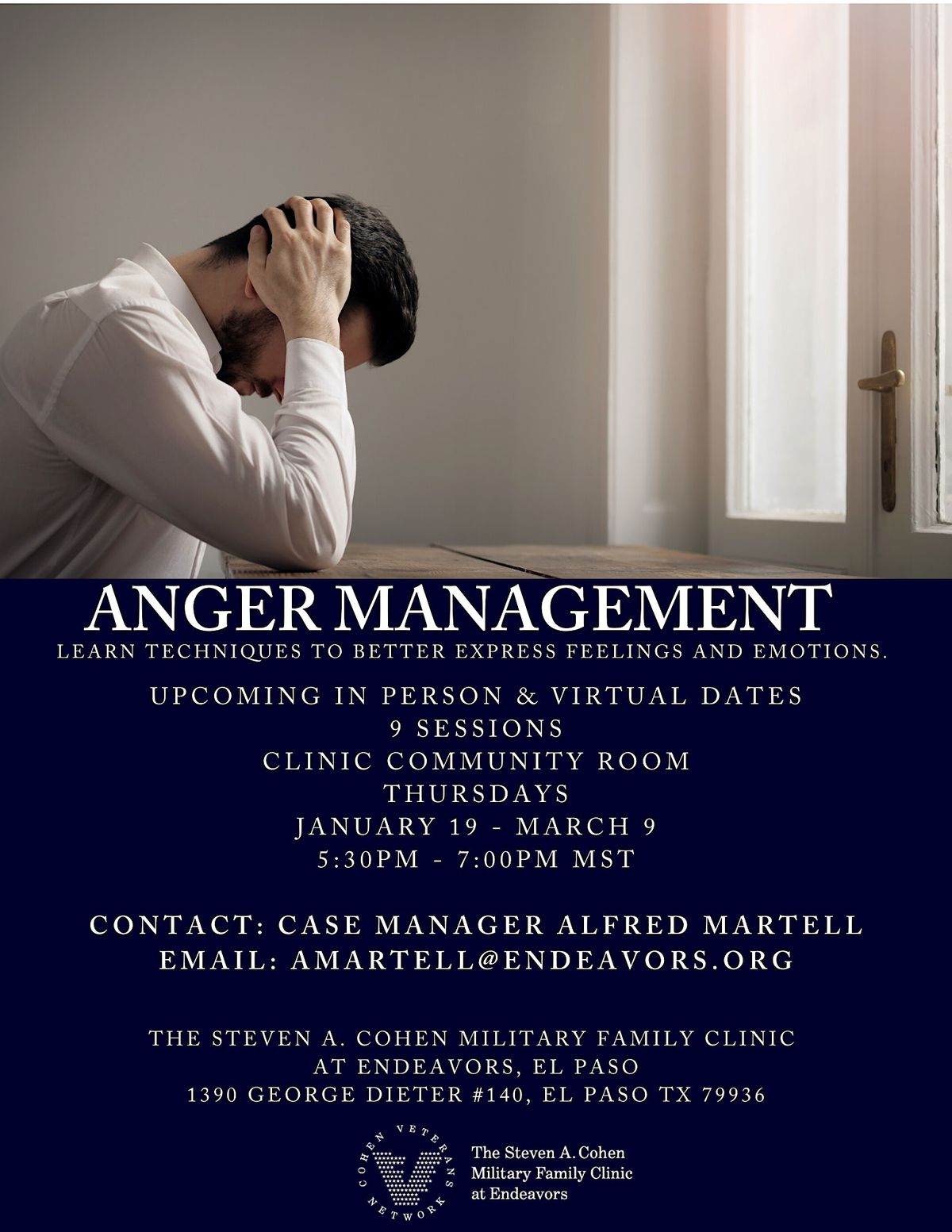 Anger Management at The Steven A. Cohen Military Family Clinic at ...